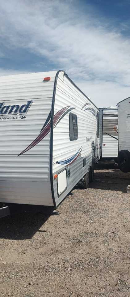 USED 2015 Keystone RV Summerland 2020QB Travel Trailer Stock # 1594 for ...